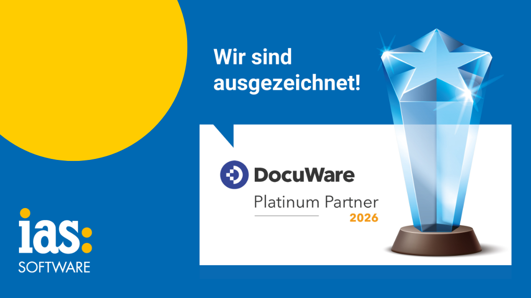 DocuWare Platinum Partner 2026 | IAS Software